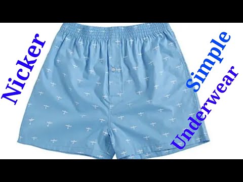 Simple Underwear/ Nicker Cutting And Stiching// नीकर की कटाई ओर सिलाई ...