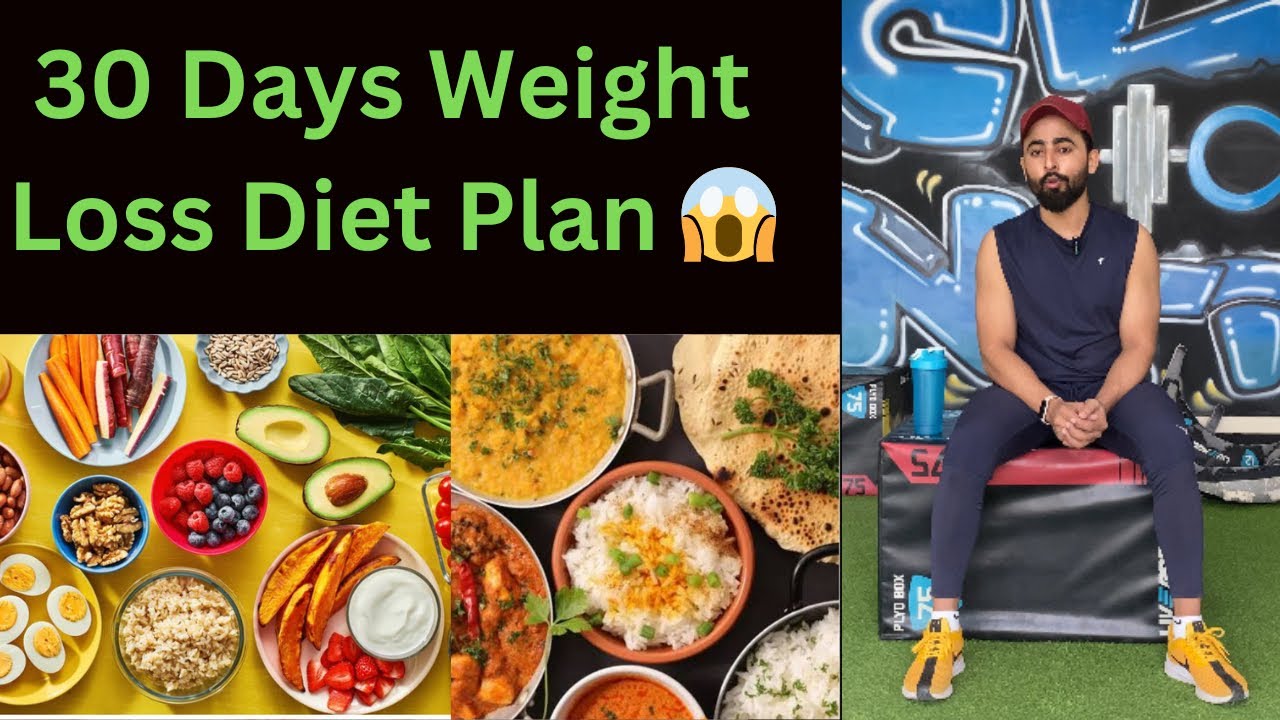 30 Days Weight Loss Diet Plan ️😍 - YouTube