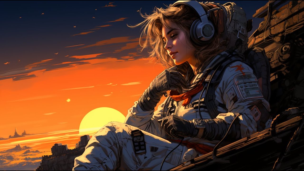 🔥 Solar Flares & Chill Beats on Mercury - Lofi Space Journey | The lofi ...