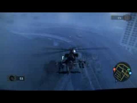 Mercenaries 2 E3 2008 - Helicopter Cam Gameplay - YouTube