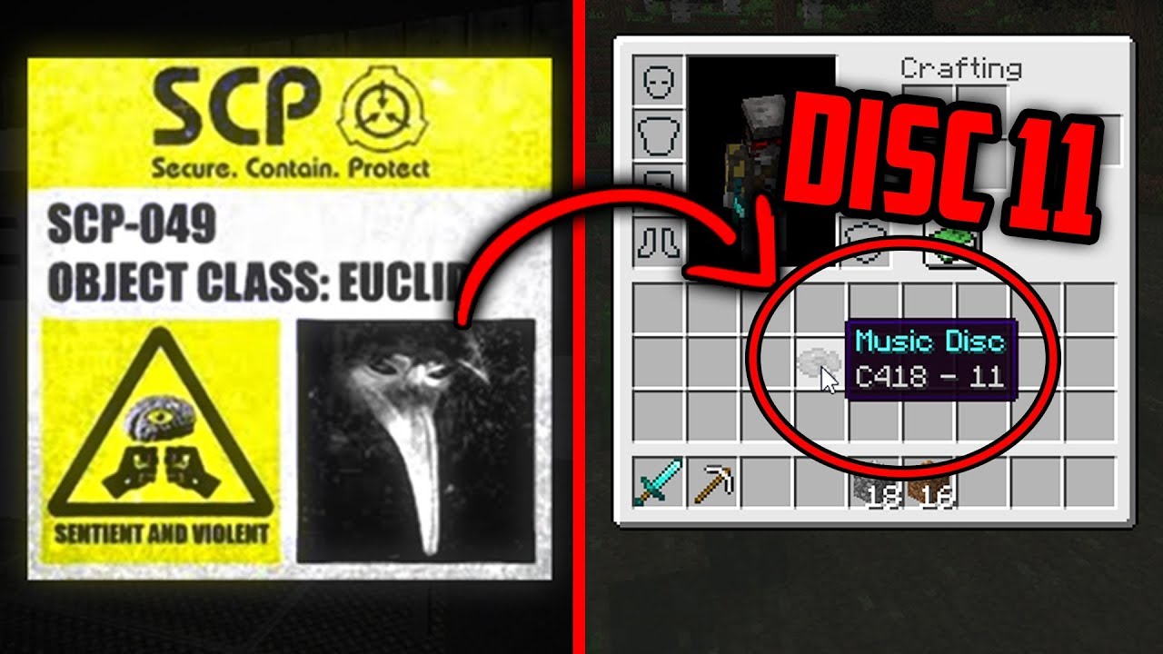 We found Disc 11 in SCP-049's SECRET BASE in Minecraft.... (Minecraft ...