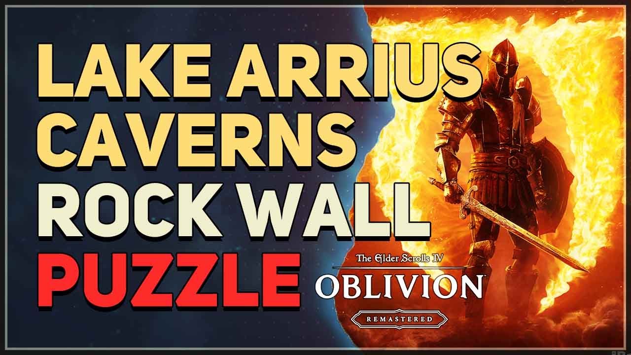 Lake Arrius Caverns Rock Wall Puzzle The Elder Scrolls 4 Oblivion ...