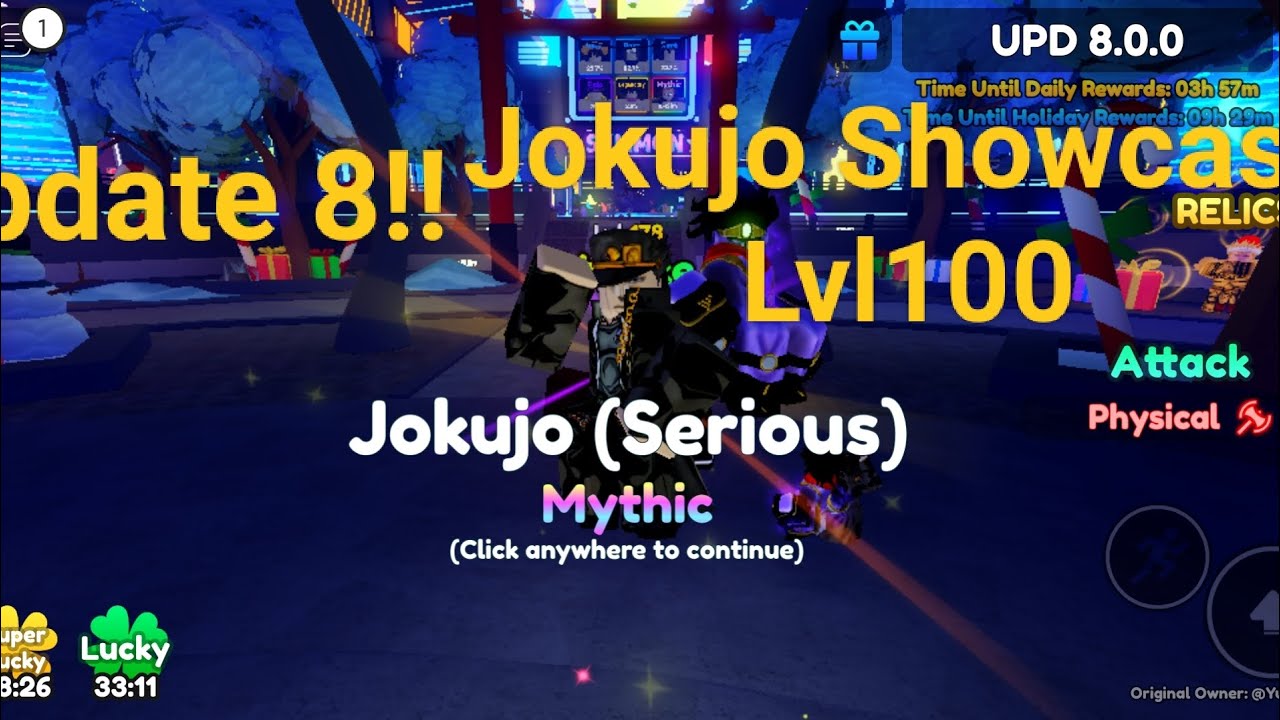 Lvl 100 Jokujo(serious) Showcase!! Anime Adventures Update 8 - YouTube