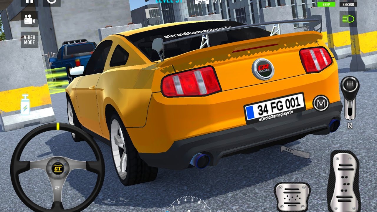 Car Simulator 3D: Modified Ford Mustang GT Parking 3D! Car Game Android ...