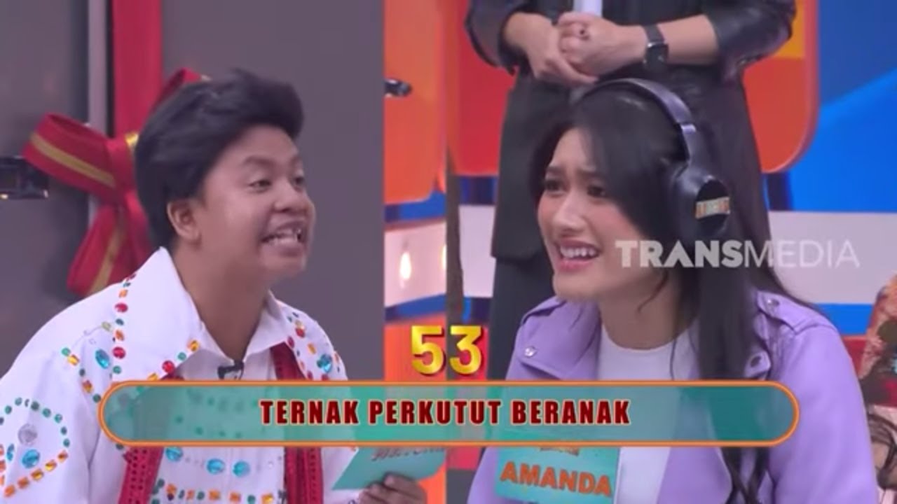 Tebak Bibir Dustin Bikin Amanda Sebel | ARISAN BEST MOMENT - YouTube