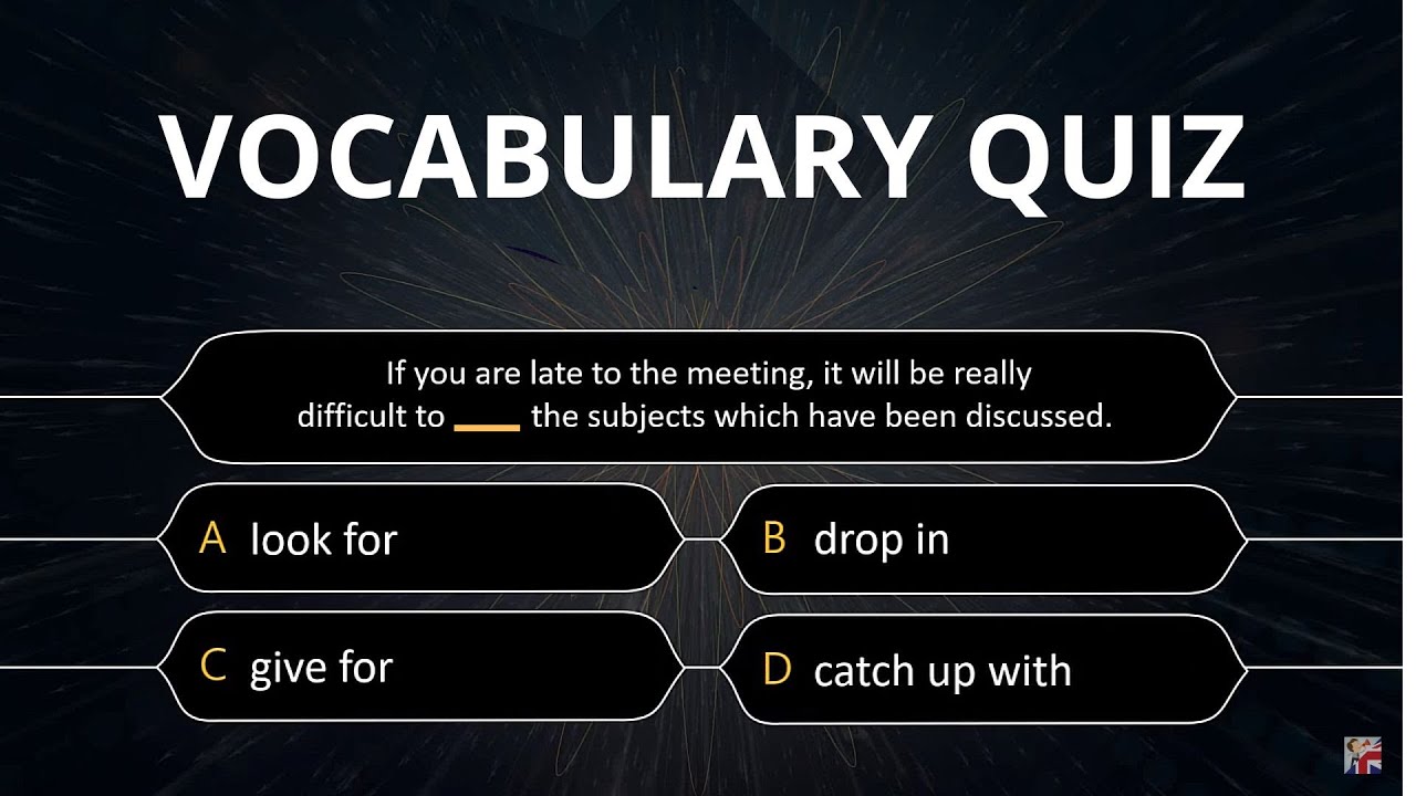 English Vocabulary Quiz | Upper Intermediate Level [ DIFFICULT ...