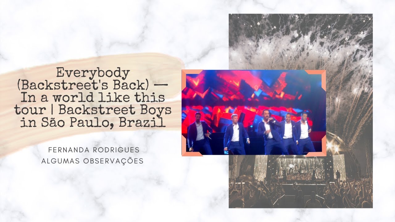 Backstreet Boys In A World Like This Wallpaper