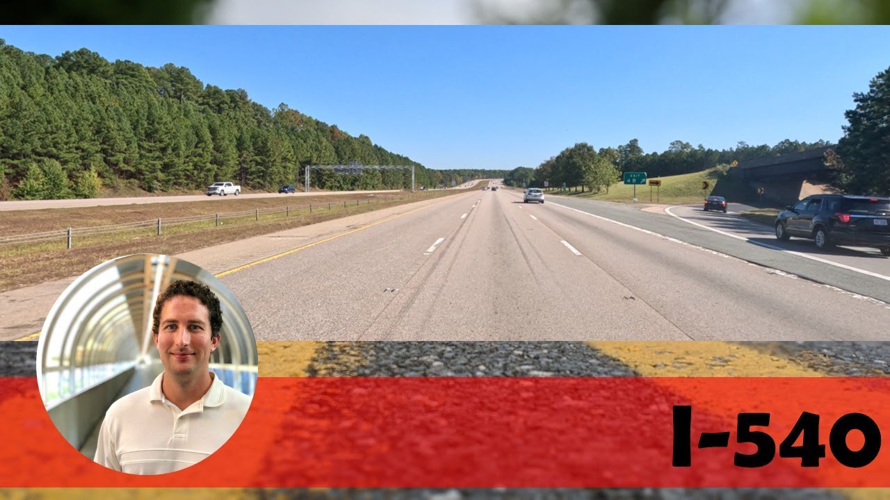 I-540 in Raleigh, NC from I-40 West (Exit 283B) to Falls of Neuse Road ...