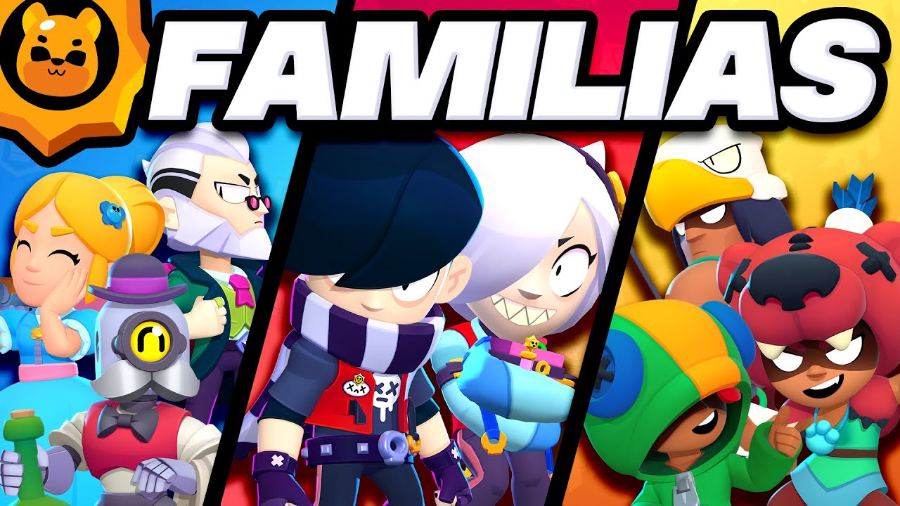 2021 Todas las FAMILIAS *Oficiales* en Brawl Stars !!! - YouTube