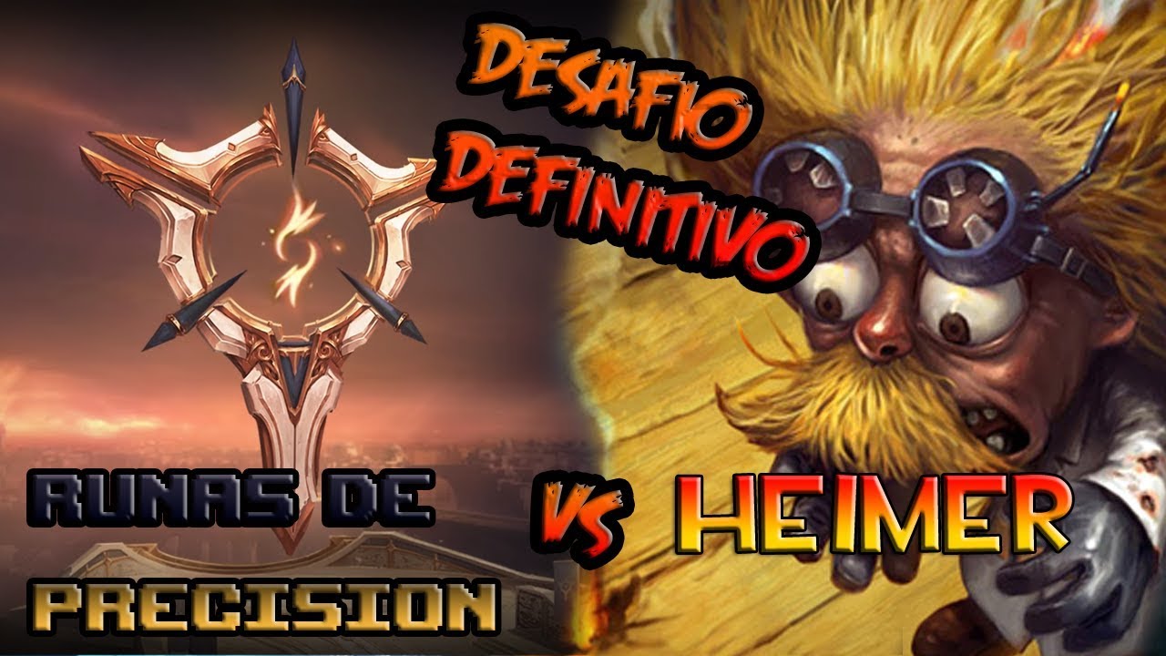 DESAFIO DEFINITIVO: HEIMERDINGER VS RUNAS DE PRECISION - YouTube