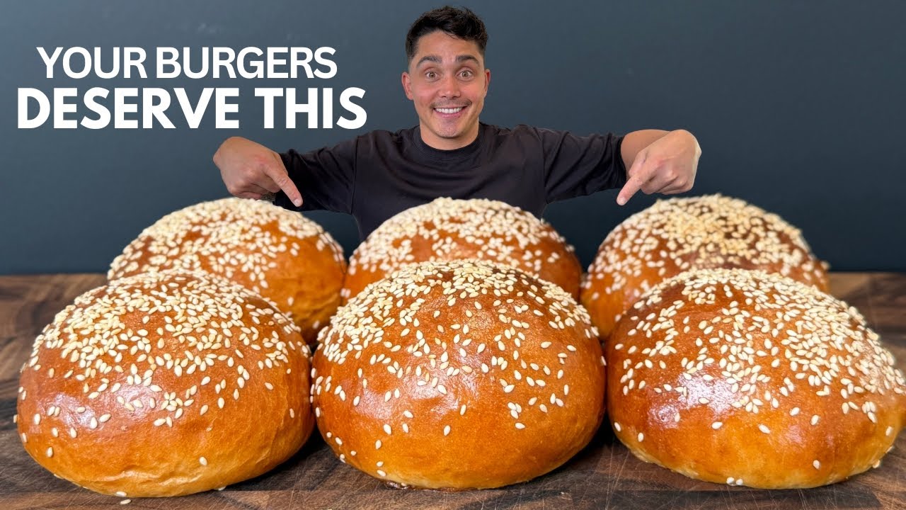 Perfect Burger Buns in Just a Few Simple Steps - YouTube
