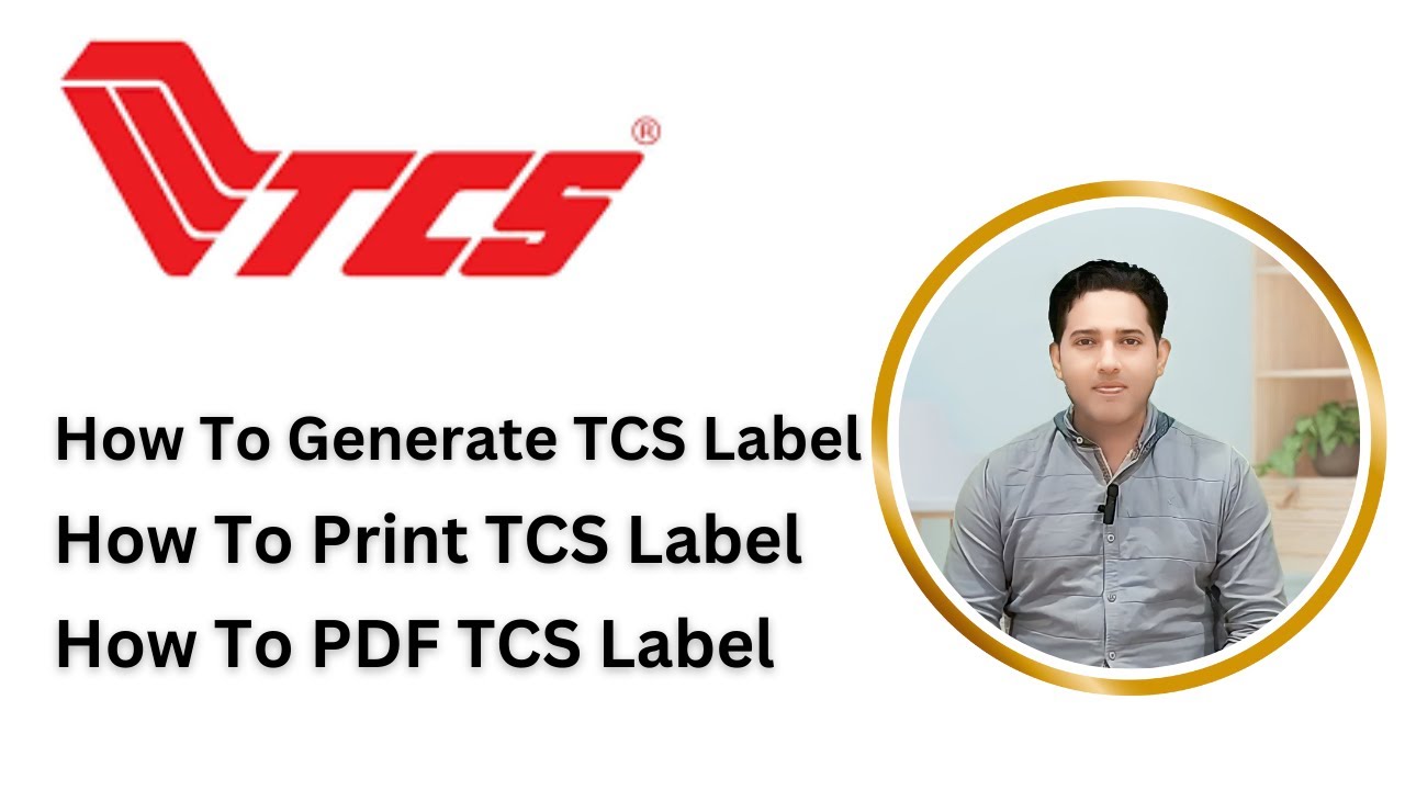 HOW TO GENERATE TCS LABEL ! TCS LABELE KESE NIKALY ! TCS LABEL PRINT ...