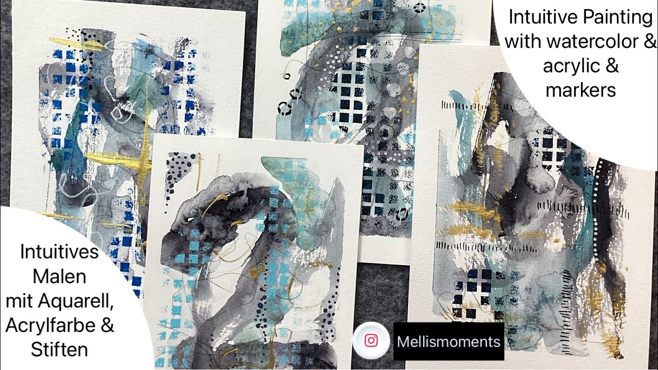 Einfach mal malen. Aquarell, Acryl & Stifte - Intuitiv Painting ...