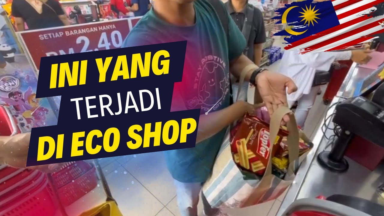 Experiencing Shopping at Eco Shop Malaysia - YouTube