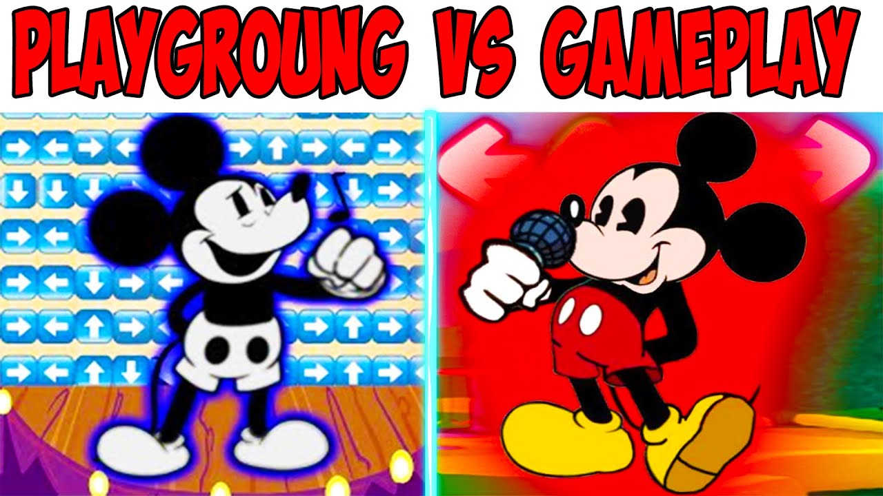 FNF Character Test | Gameplay VS Playground | Mickey Mouse ClubHouse ...