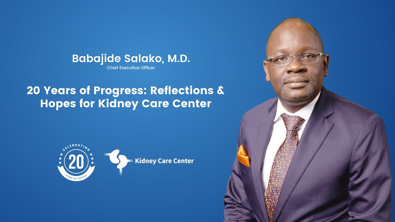 Dr. Babajide Salako | KCC 20 Years of Service - YouTube