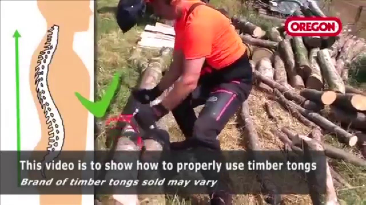 Husqvarna Timber Tongs: How To Use Timber Tongs - YouTube