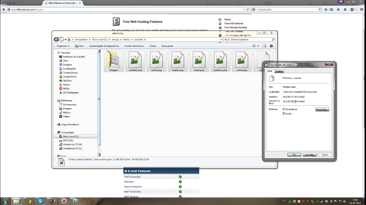 Como Criar Um Website Com Html Php Javascript Publicar O Nosso Site