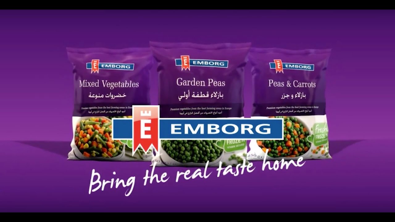 Emborg Frozen Vegetables - YouTube