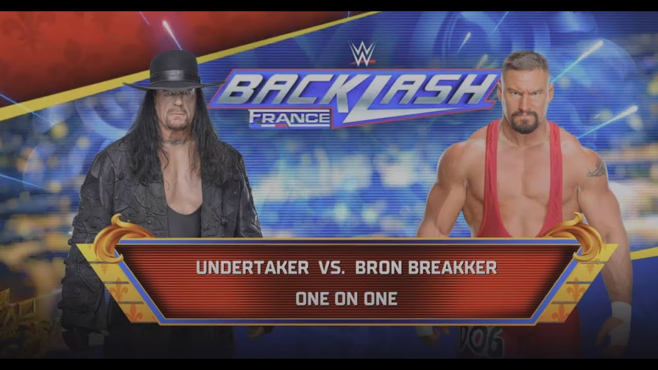 BACKLASH The Undertaker vs Bron Breakker | One-on-One | WWE 2K25 ...