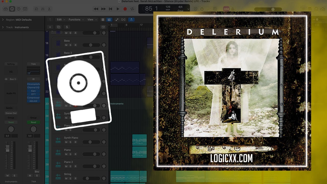Delerium ft. Sarah McLachlan - Silence (Logic Pro Remake) - YouTube