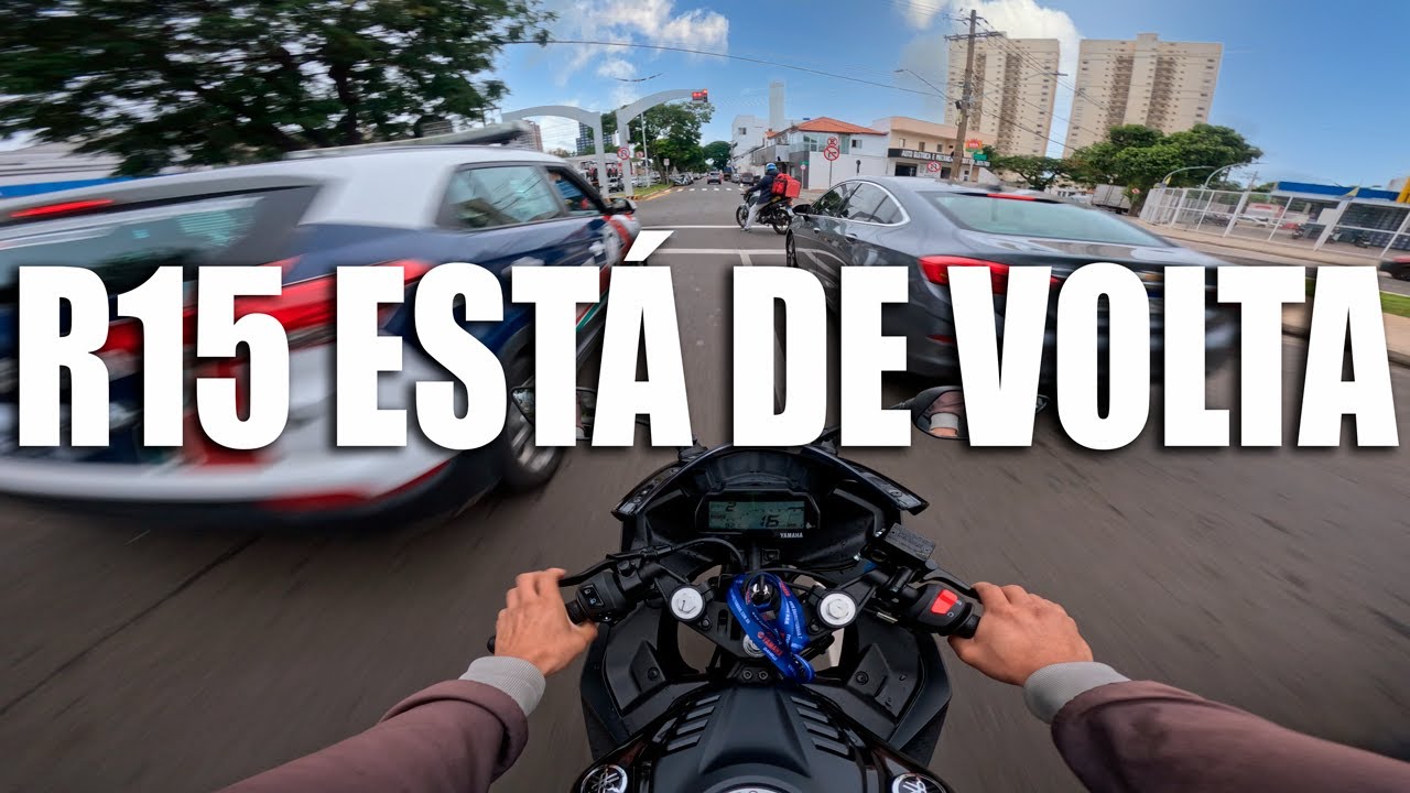 PEGUEI A R15 DEPOIS DE 30 DIAS NA OFICINA ! + PRIMEIRO TOP SPEED 150KM ...