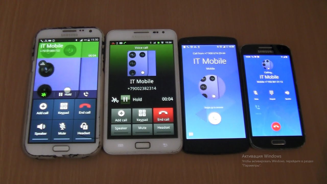 Over the Horizon Incoming call&Outgoing call at the Same Time Samsung Note 2+Note 1+S4 mini ...