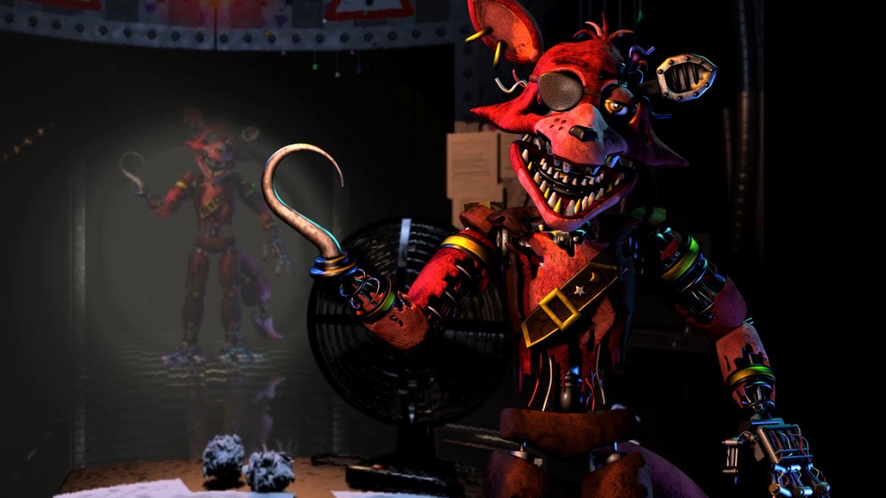 Withered Star Foxy In FNaF 2! - YouTube
