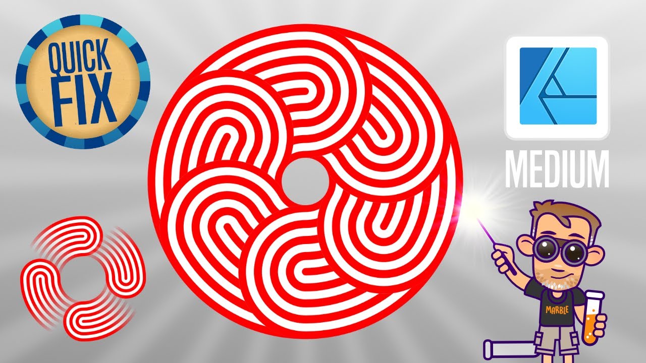 Affinity Designer Tutorial - Create a Overlapping Circular Pattern with ...