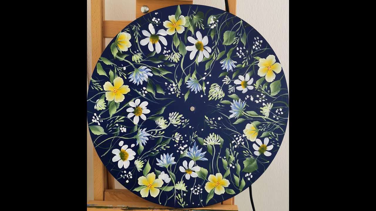 OneStroke Tutorial Meadow Flowers - How to Paint - YouTube