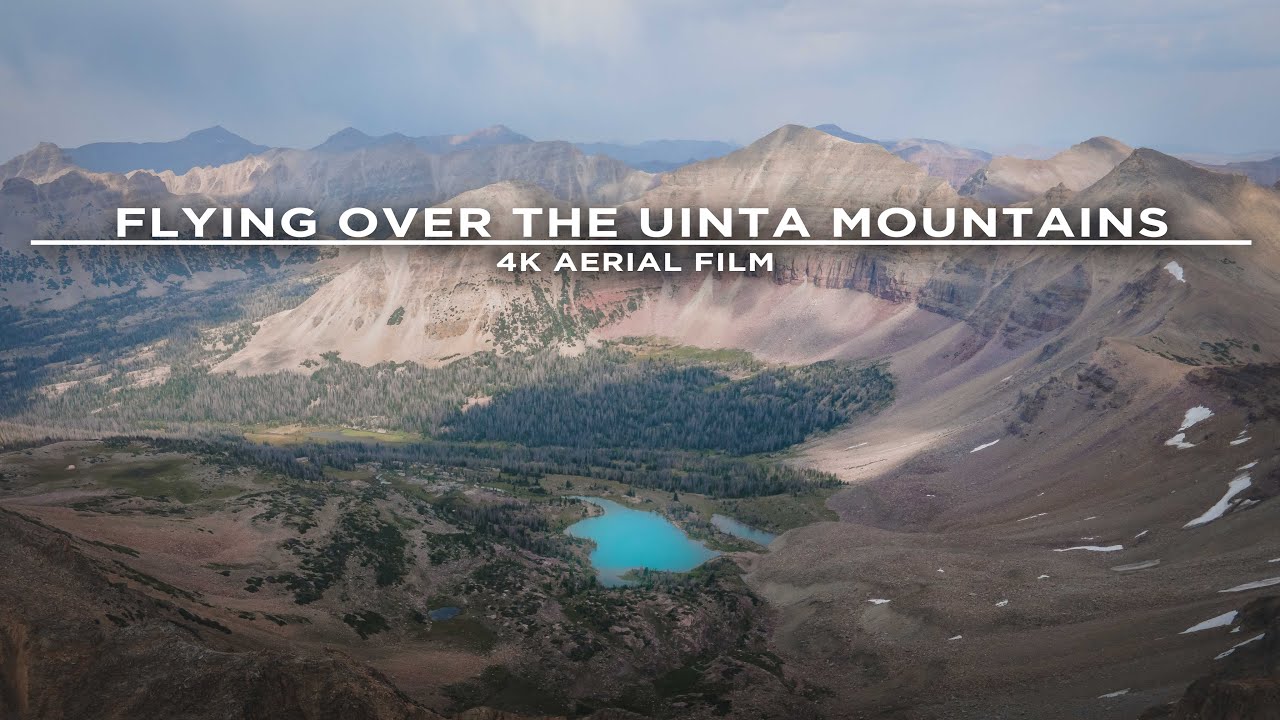 Flying Over The Uinta Mountains in Utah - YouTube