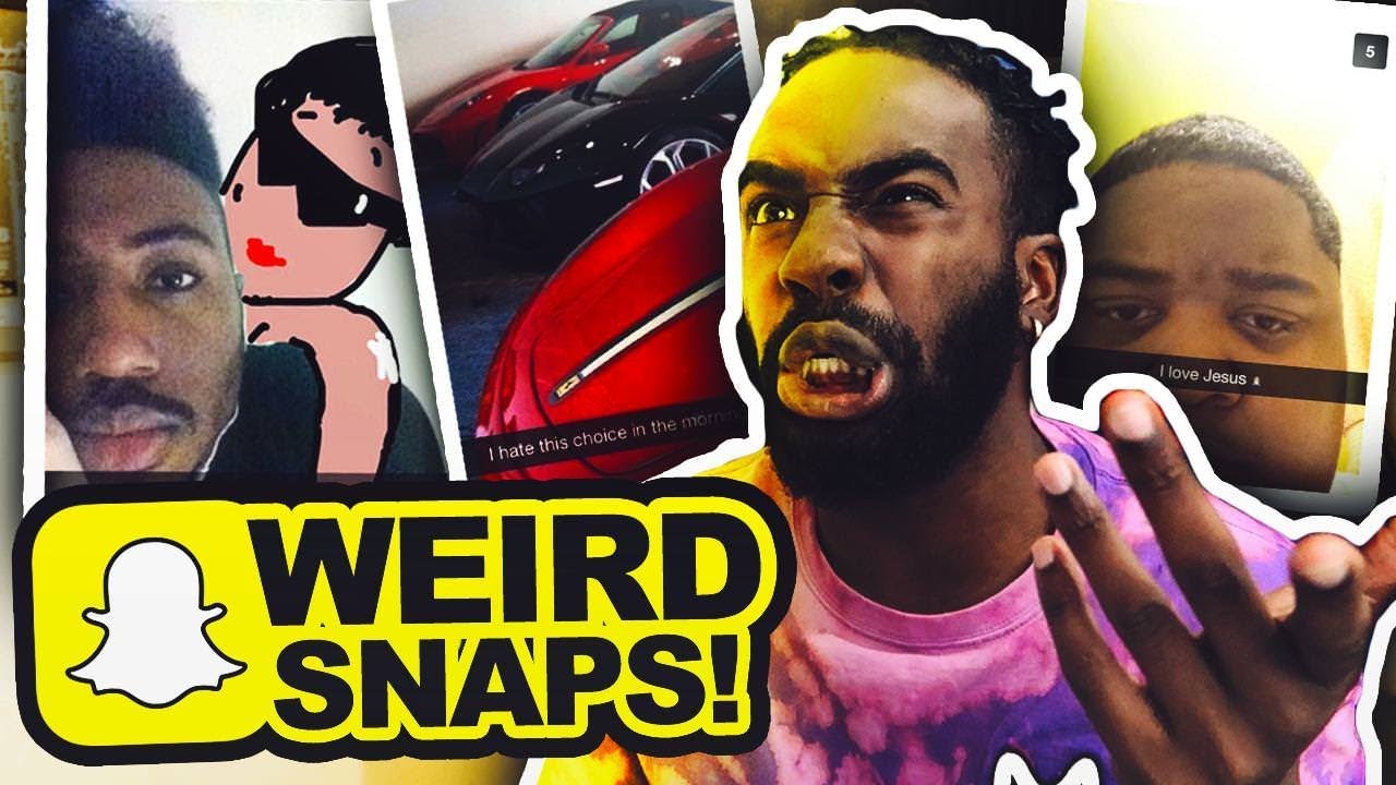 REACTING TO YOUR WEIRD SNAPCHATS + GIVEAWAY!! - YouTube