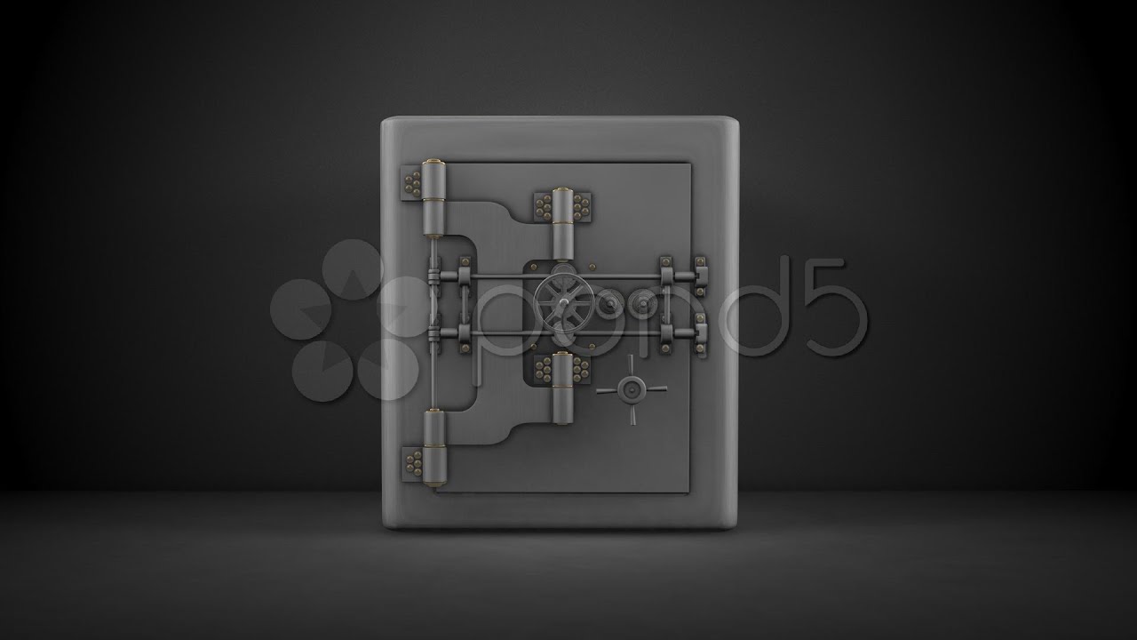 Opening The Safe. Stock Footage - YouTube