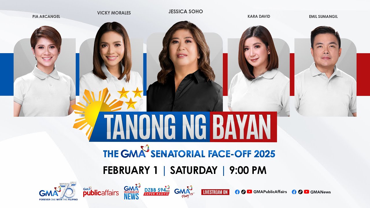Tanong ng Bayan: The GMA Senatorial Face-off 2025 - Feb. 1, 2025 ...