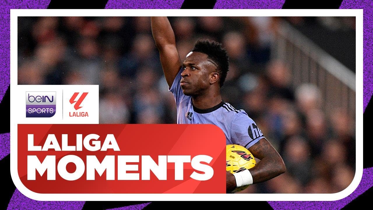 Vini Jr hits anti-racism celebration after double on return to the ...