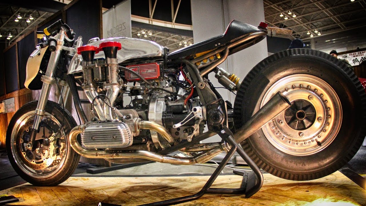 MOTO VW Volkswagen FLAT4 Engine Custom Motorcycle #HCS2017 - YouTube