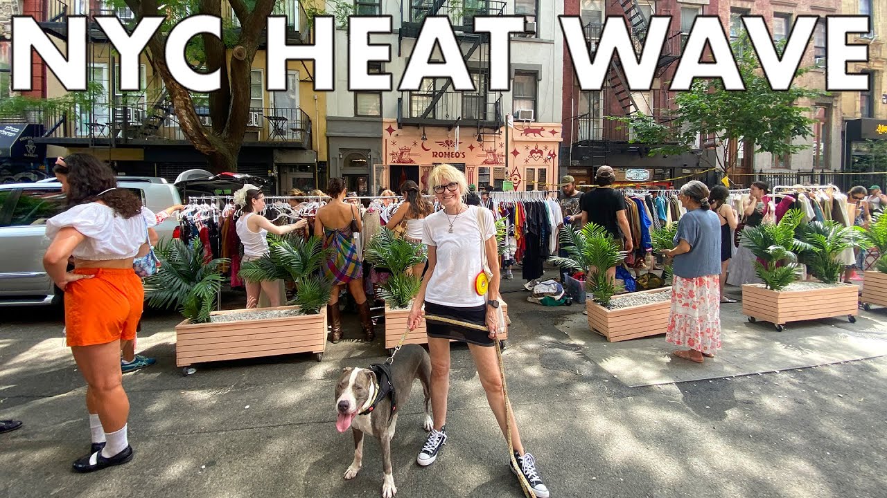 NYC LIVE Heat Wave Manhattan East Village June 2024 - YouTube