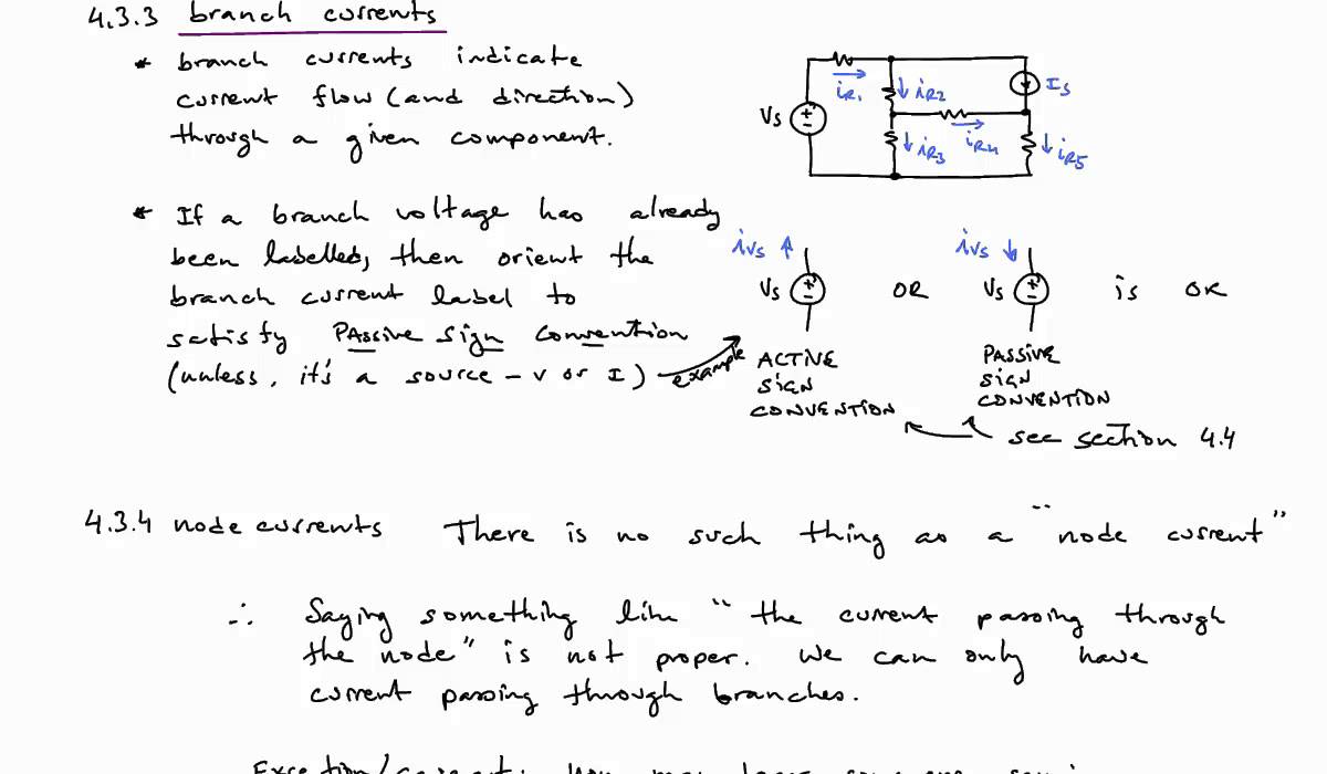 Circuit Analysis Basics CA-4: Circuit Conventions - symbols, labels ...