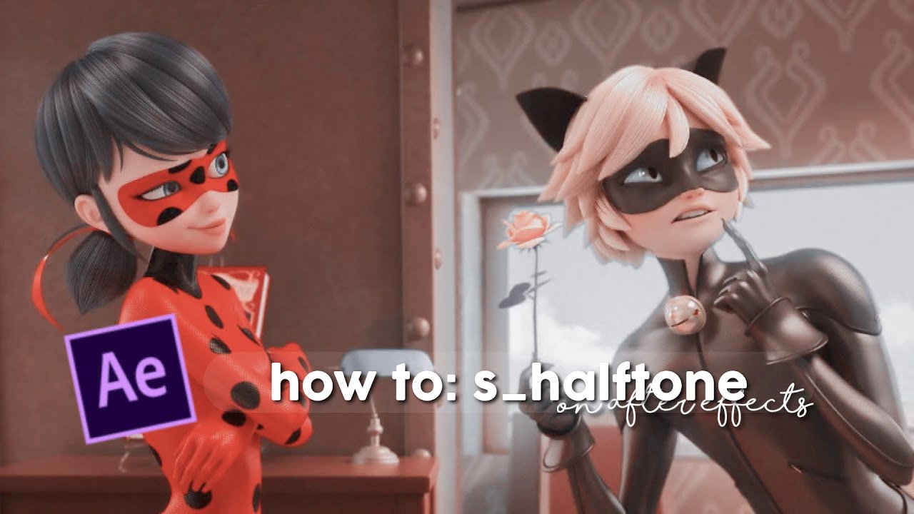 how to: s_halftone on after effects - YouTube