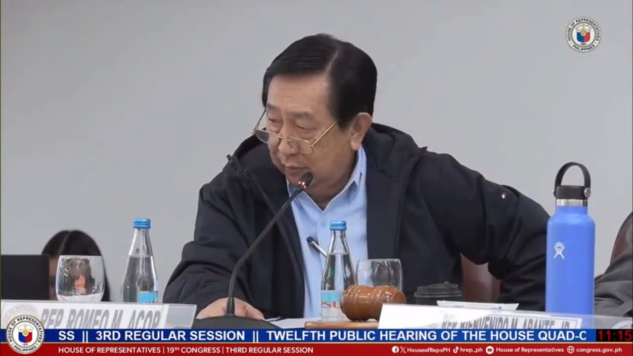 "Rep. Romeo Acop Discussing Administrative Matters During 12th Public ...