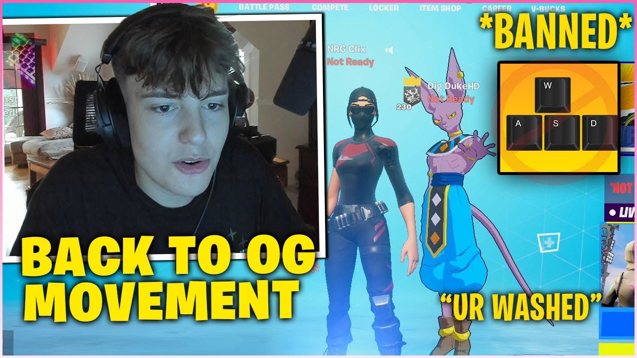 CLIX Officially UNINSTALL Double Movement For 1M Tourney & 1v1 Duke ...