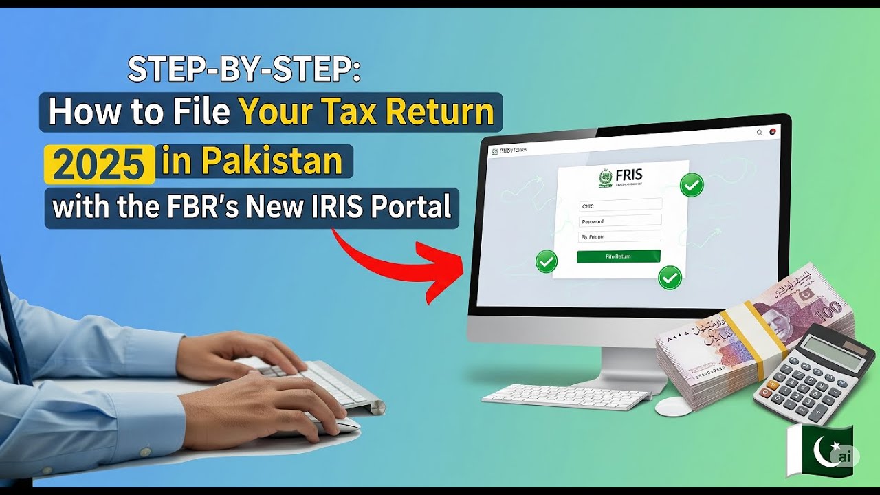 Step-by-Step: How to File Your Tax Return 2025 in Pakistan with the FBR's New IRIS Portal - YouTube