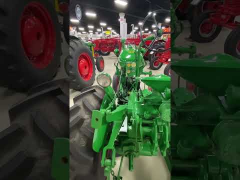 Oliver super 44 offset garden tractor - YouTube