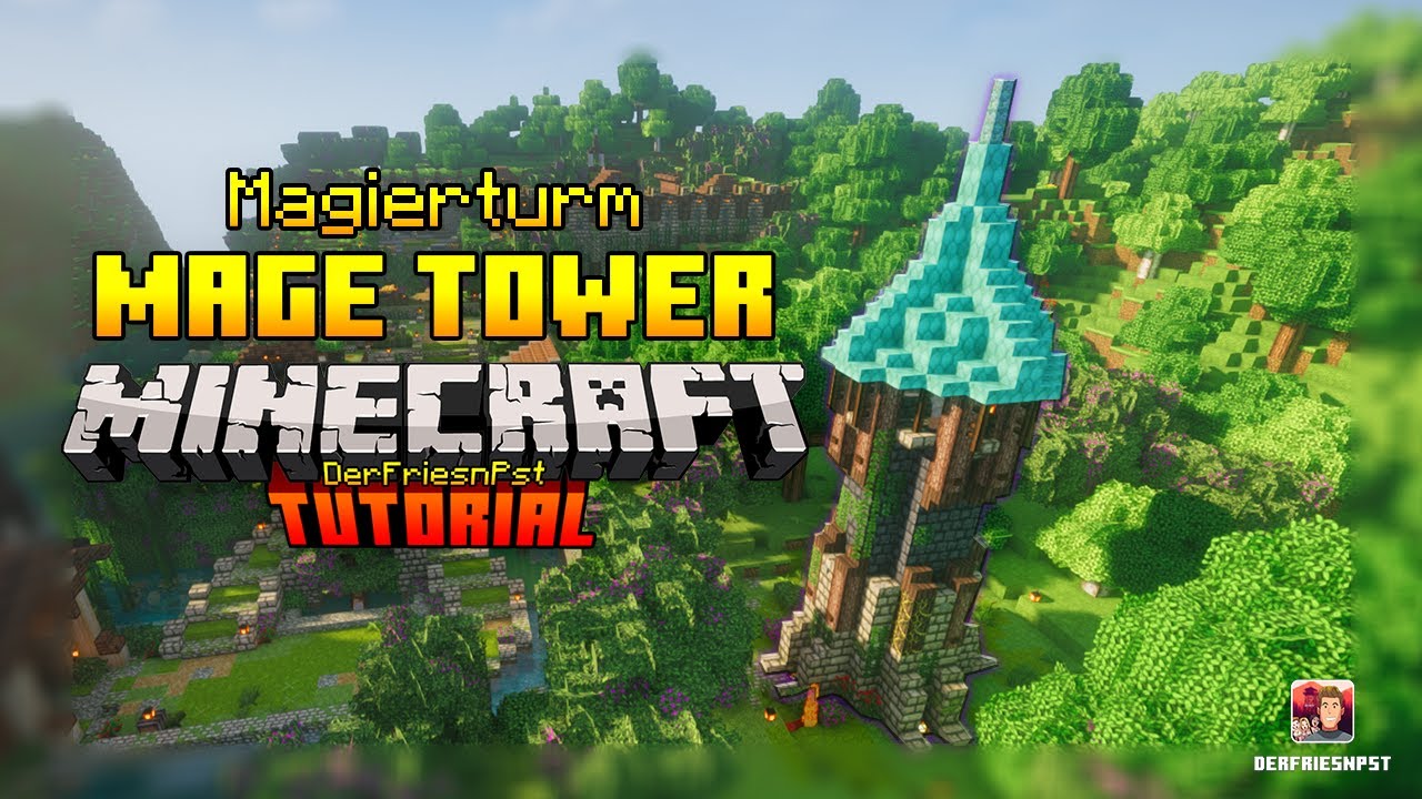 Minecraft - Mage Tower - Tutorial - Magier Turm - YouTube