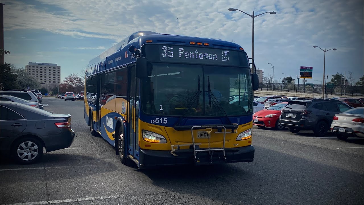 DASH: 2019 New Flyer XD35 #515 35 Pentagon Metro - YouTube