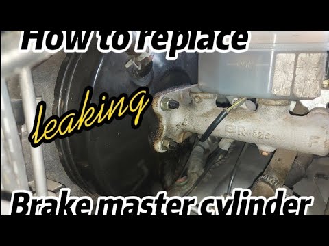 How to replace brake master assembly for Mitsubishi Adventure - YouTube