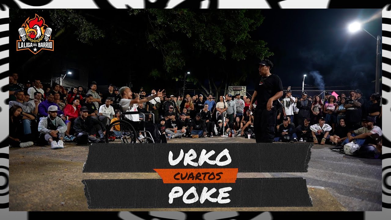 POKE VS URKO [4tos - Batalla de Freestyle] - @laligadelbarrio_ 🎤🐓 - YouTube