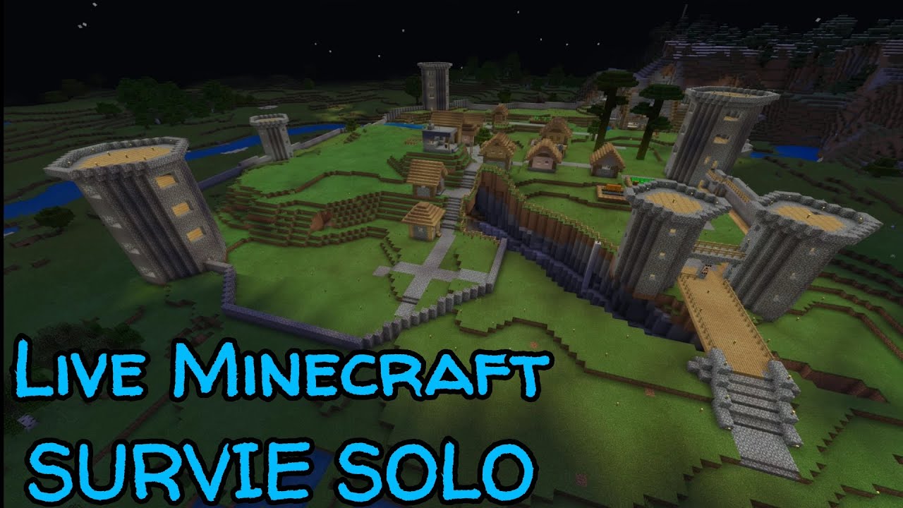 Live Minecraft ( SURVIE SOLO ) - YouTube