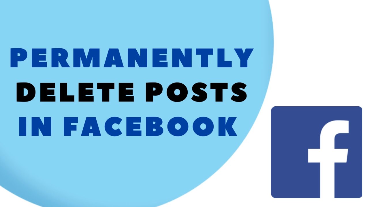 How to Permanently Delete Posts on Facebook - YouTube