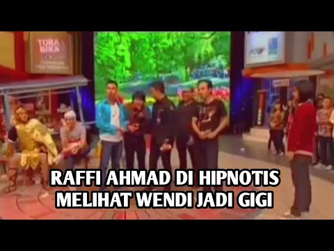 KENANGAN YKS TERLUCU - RAFI AHMAD DI HIPNOTIS MELIHAT WENDI JADI GIGI